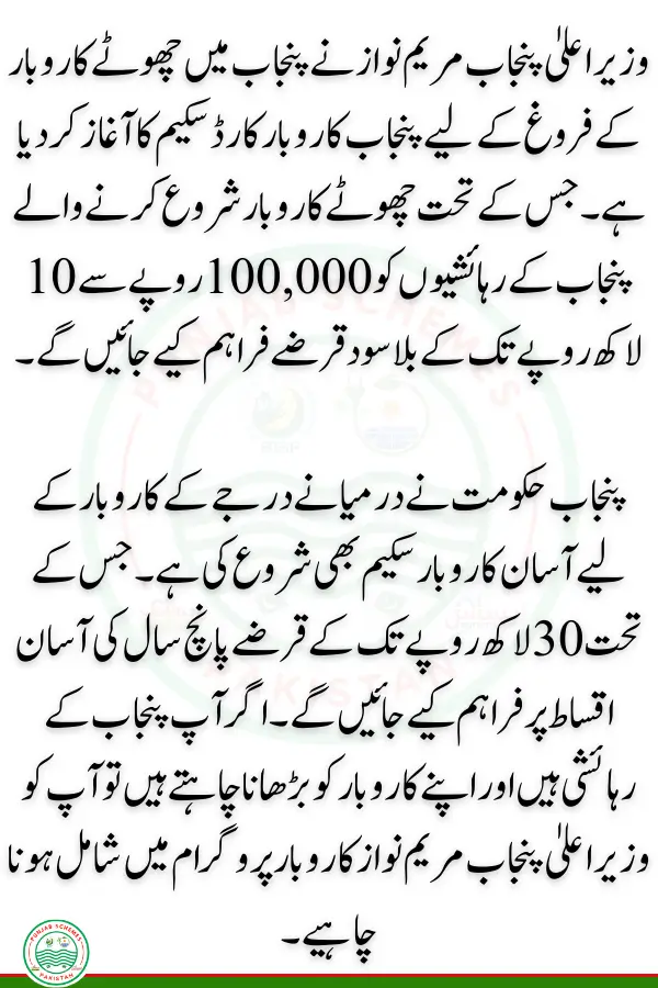 CM Punjab Karobar Card Scheme Online Registration Step by Step Guide to ...